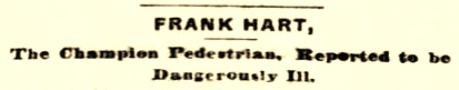 Frank Hart – World Record Holder